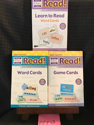Your Baby Can Read 82 Word Cards 50 Game Cards And Sliding Review Cards ...