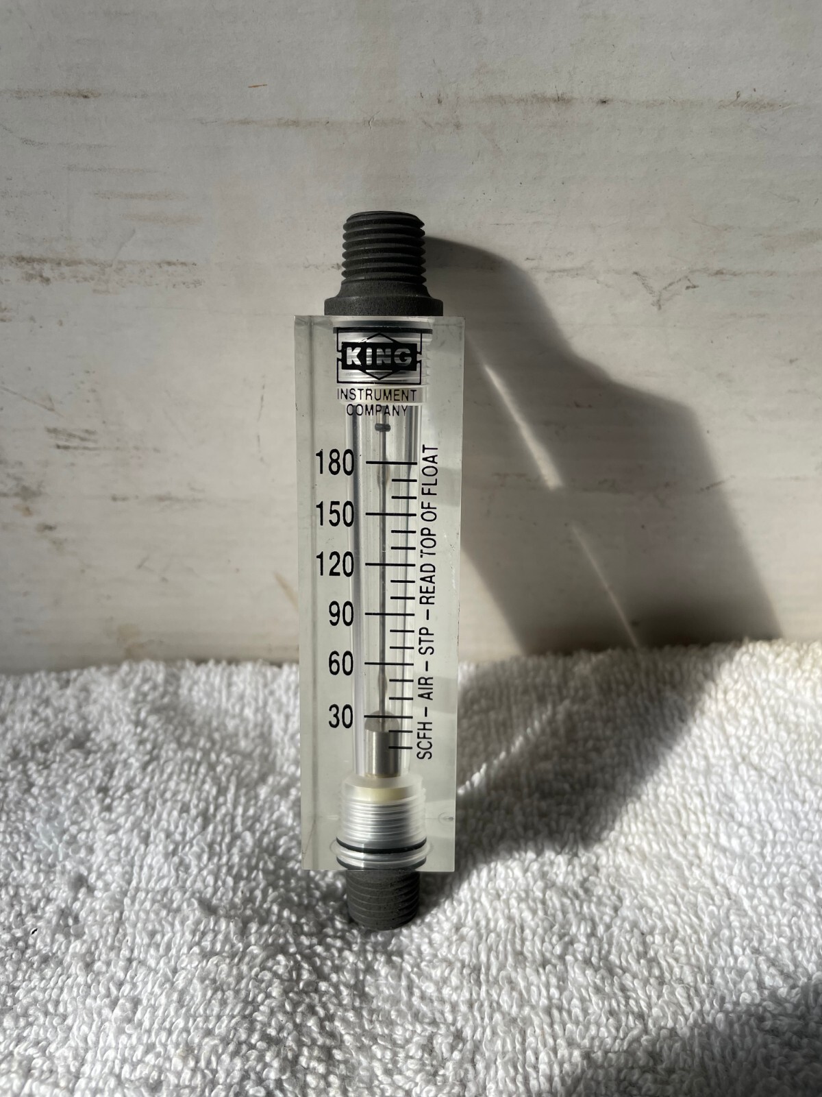 King Insturment SCFH Air STP Flow Meter | eBay