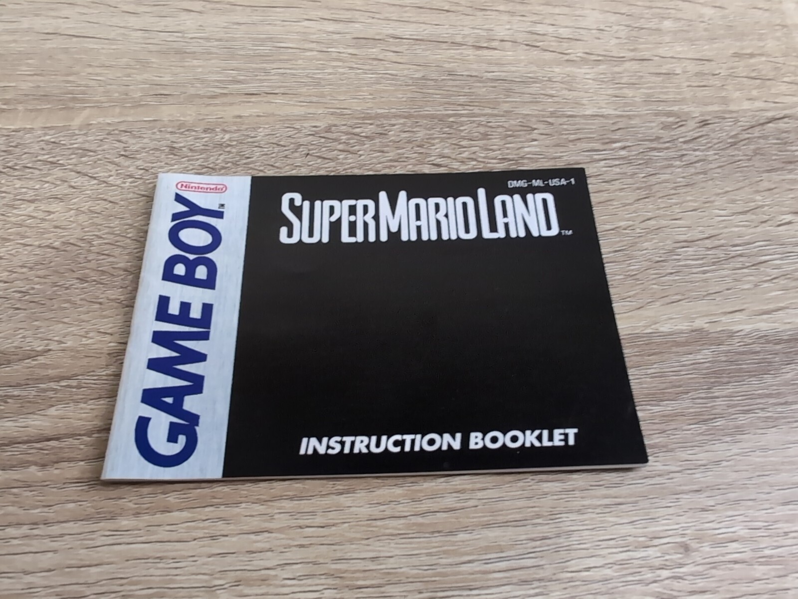 SUPER MARIO LAND Instruction Booklet Manual For Nintendo Game Boy DMG ...