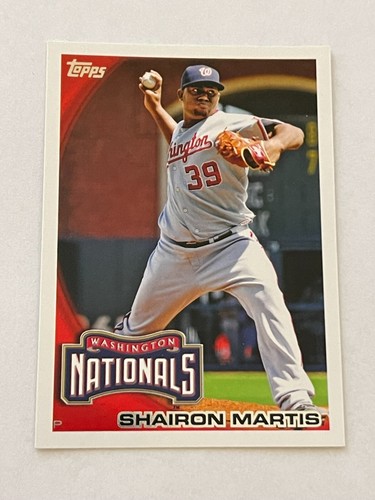 2010 TOPPS SHAIRON MARTIS #193 PITCHER WASHINGTON NATIONALS BASEBALL | eBay