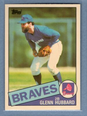 1985 Topps Tiffany #195 Glenn Hubbard NM | eBay