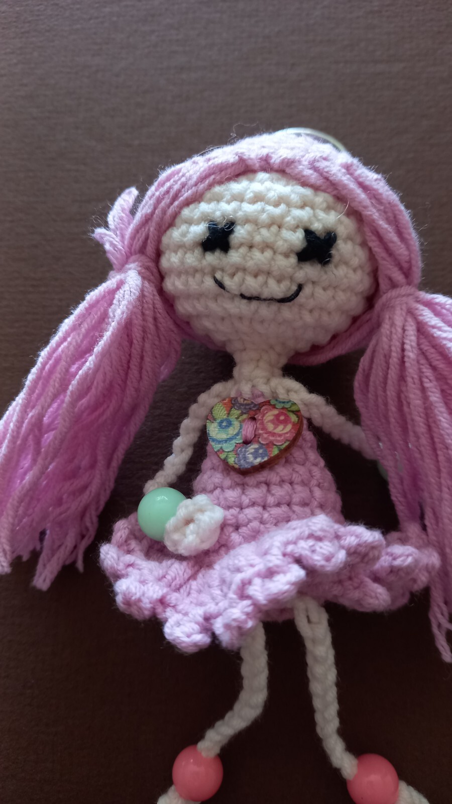 Handmade Amigurumi Crochet Doll Keychain. | eBay