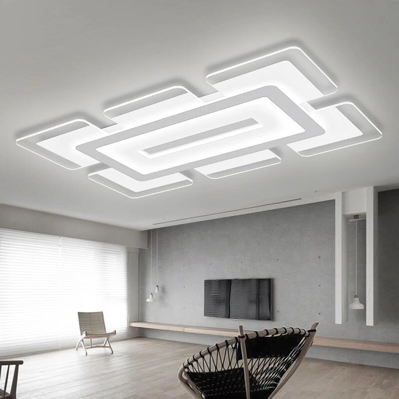 Rectangular Flush Mount Ceiling Light Led | Shelly Lighting