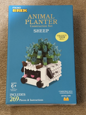 NEW, Micro Brix ANIMAL PLANTER CONSTRUCTION Set--SHEEP--269 Pieces | eBay