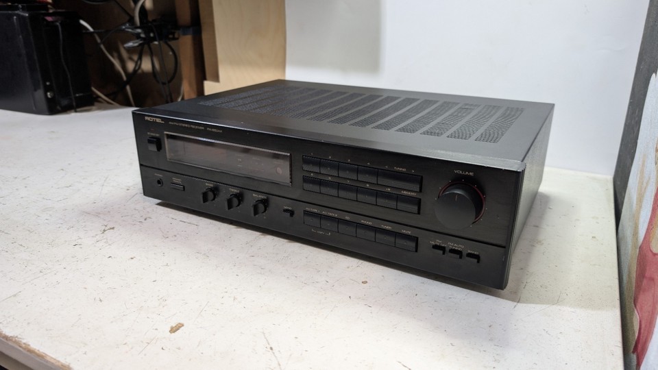 Rotel RX-950AX Stereo Receiver Black Vintage AM FM - Tested | eBay