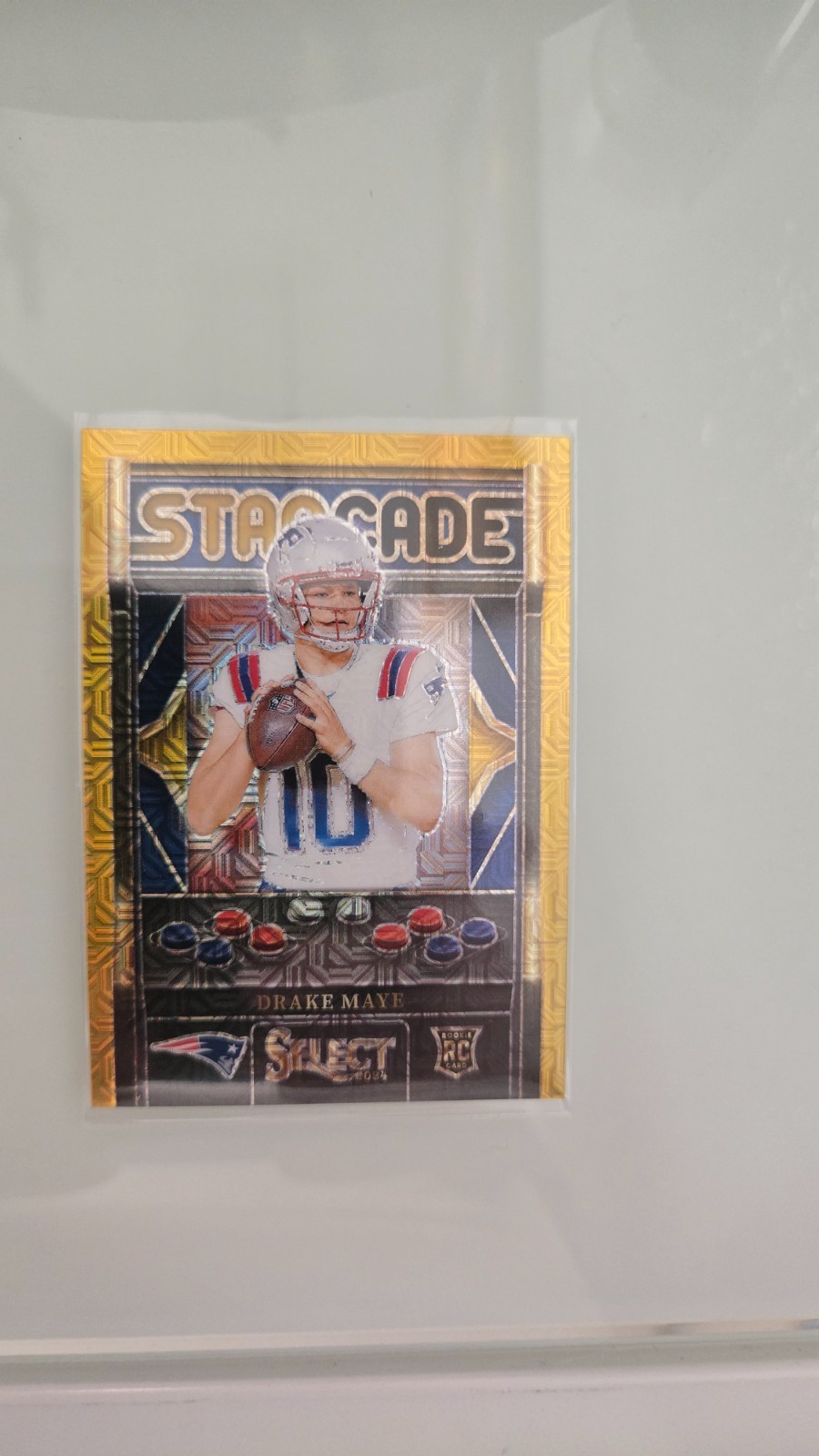 2024 PANINI SELECT STARCADE GOLD PRIZM #11 DRAKE MAYE ROOKIE RC 7/10 | eBay