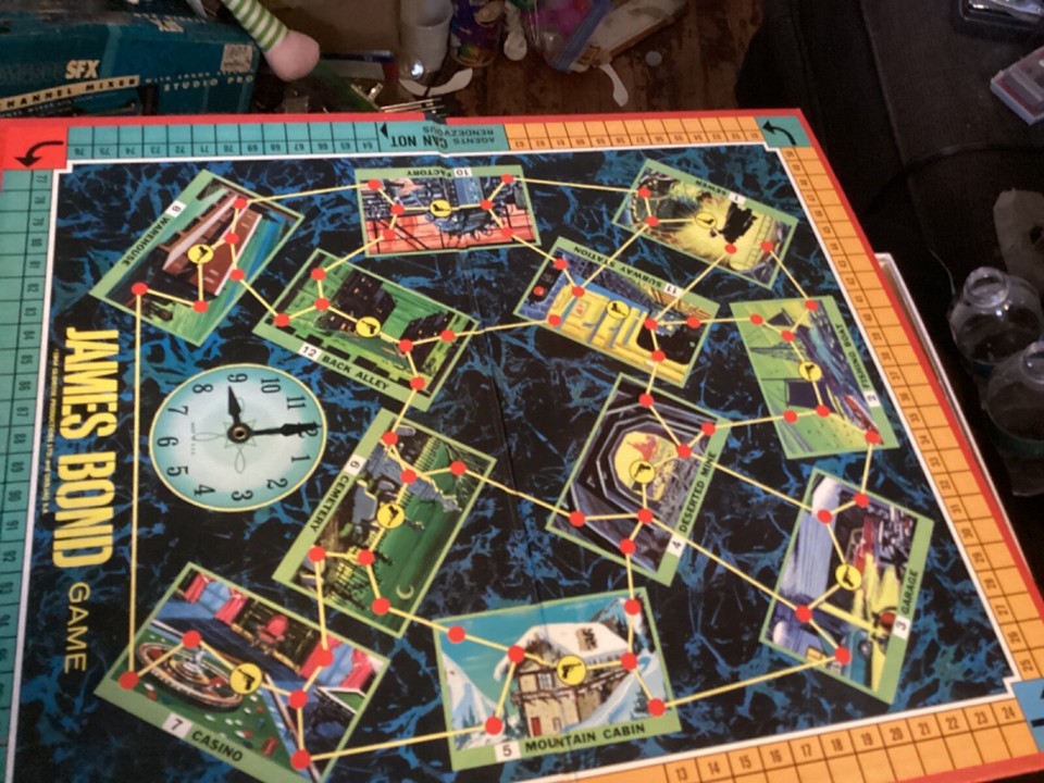 1964 "James Bond" 007 Secret Agent Sean Connery Board Game | eBay