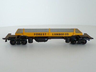 Life Like HO Scale Forest Lumber Co Tilting Dump Logging Train Flat Car ...