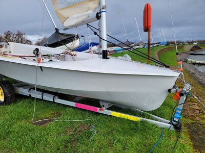 National Solo sailing dinghy for sale. Sail number 5091. Boon design ...