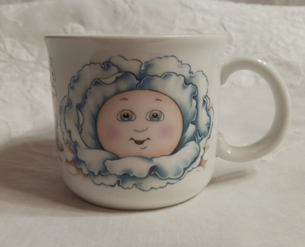 Vntg Cabbage Patch Kids Mug Childs Royal Worcester Fine Porcelain ...