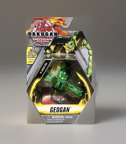 NEW Bakugan Geogan Rising INSECTRA Pop-Open Figure and Trading Cards ...