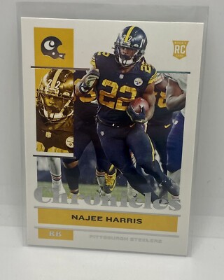 NAJEE HARRIS 2021 NFL Chronicles Football Rookie Card #92 Steelers RC ...