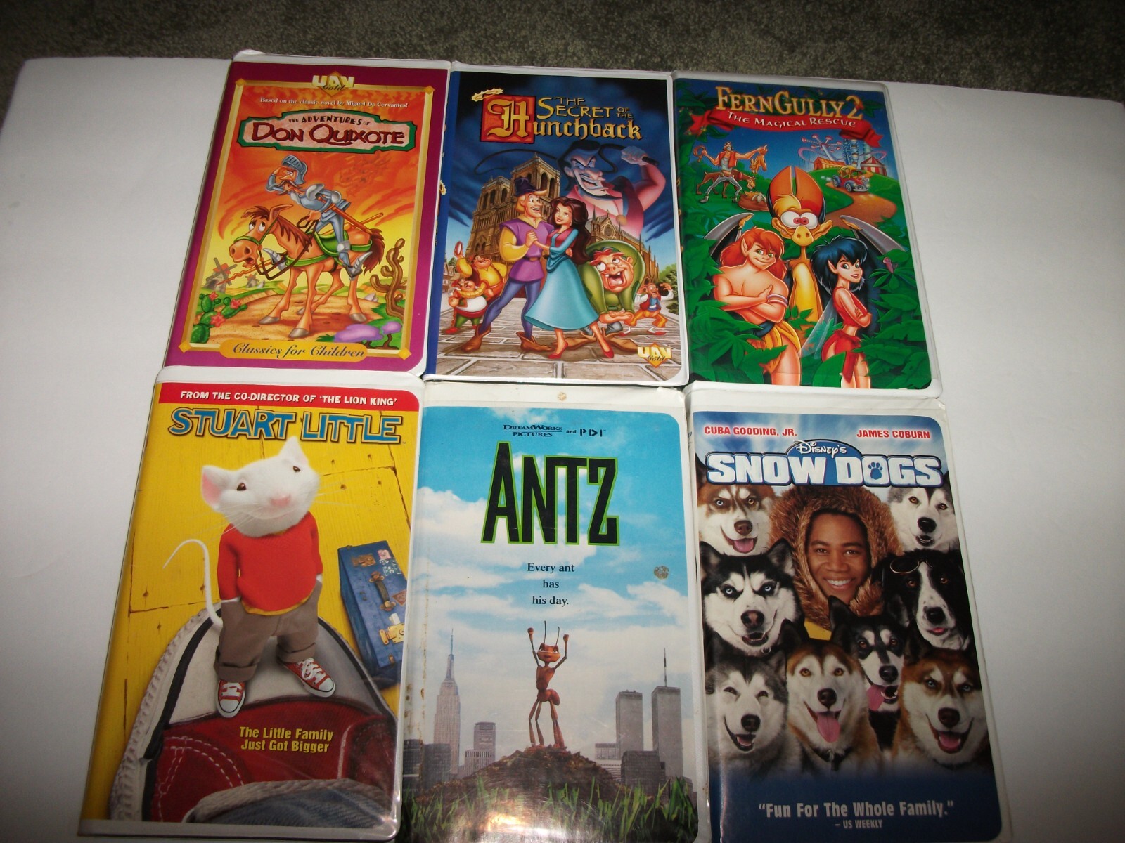 Lot of 6 VHS Tapes Children's Family Movies | eBay