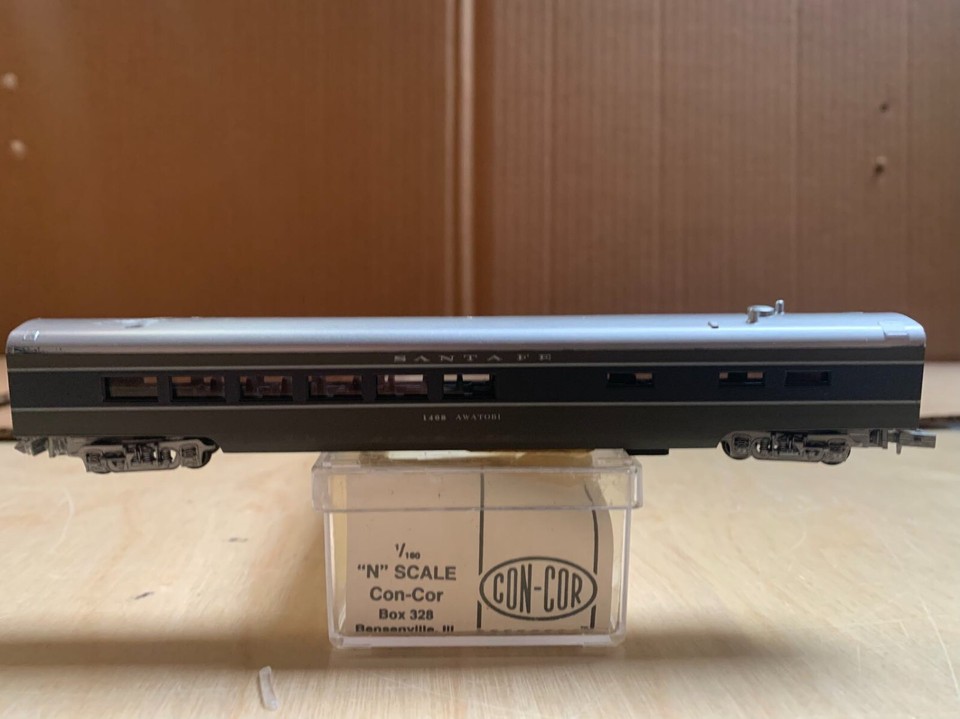 con-cor N scale observation passenger (X4) lot Box 328 | eBay