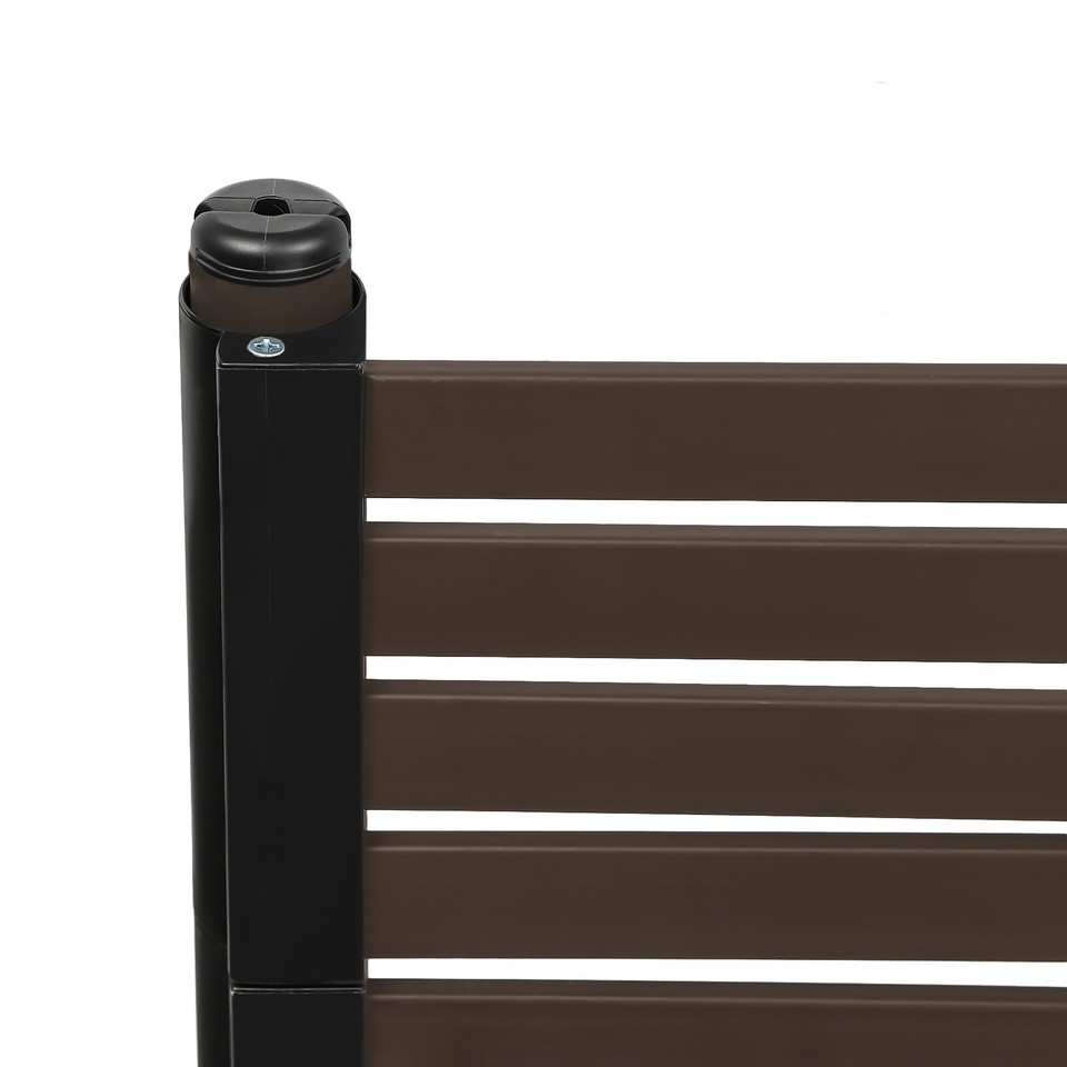 1 Panel Wood Room Divider Folding Privacy Screen Heavy Duty Home ...