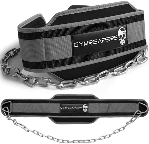 Dip Belt with Chain for Weightlifting, Pull Ups, Dips - Heavy Duty ...