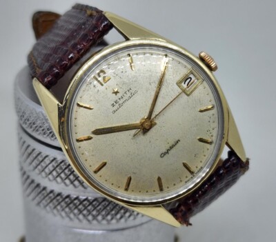 Zenith Captain Bumper cal. 71 movement Gold Plated - Automatic men's ...