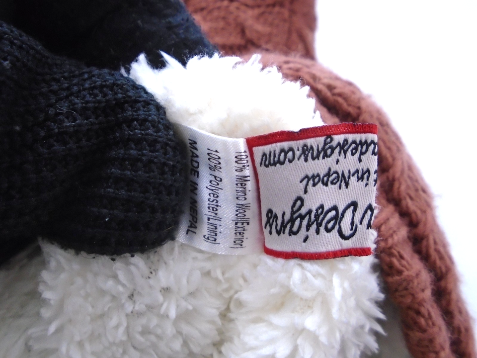 Nirvana Designs Merino Wool Cable Knit Neck Warmer Snood Handknit In ...