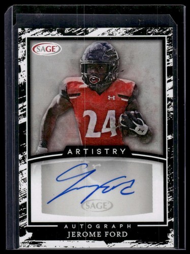2022 SAGE Artistry - Autographs Jerome Ford #A-JF2 (AU, RC) for sale ...