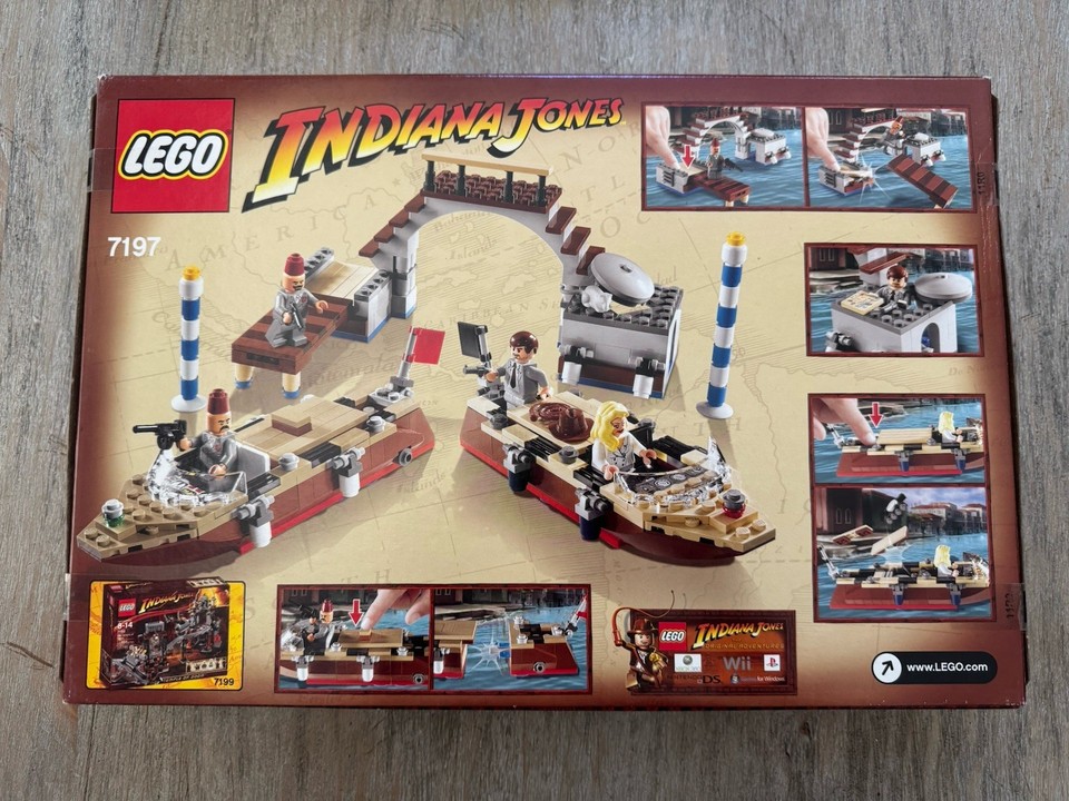 LEGO Indiana Jones Last Crusade Set 7197 Boat Chase Sealed 673419114103 ...