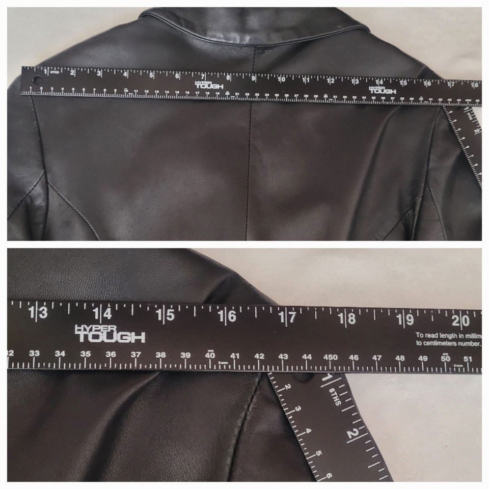 Vtg Vera Pelle Sz L Black Leather Coat Carolyn Bessette Kennedy Matrix Mob Wives | eBay