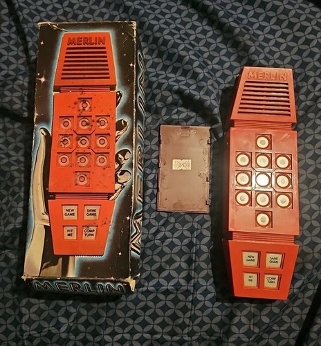 Merlin electronic game Non Working Has Mold In Box Battery Terminals ...