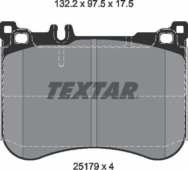 Textar Front Brake Pad Set 2517903 / 0084200220 for sale online | eBay