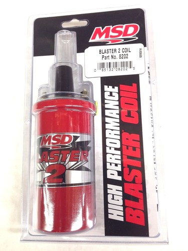 MSD 8202 MSD Ignition Blaster 2 Coil - NEW- 45,000 V Oil Filled Round ...