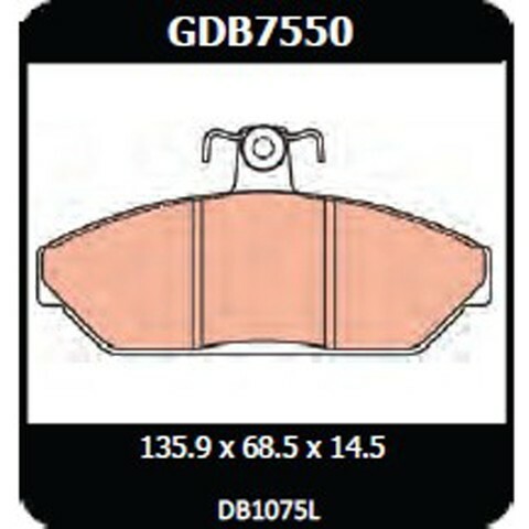 Fits Ford Falcon XF Girlock 1984-1988 TRW Front Disc Brake Pads GDB7550 ...