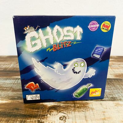 GHOST BLITZ Fast Action Card Reaction Game - 100% Complete - LRI / Zoch ...
