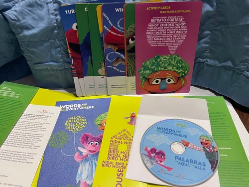 Sesame Street Learning Kit DVD Grow Up Great Words are Here There ...