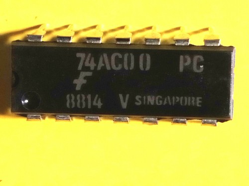 (1 PIECE) Vintage Fairchild 74AC00PC 74AC00 Semiconductor IC | eBay