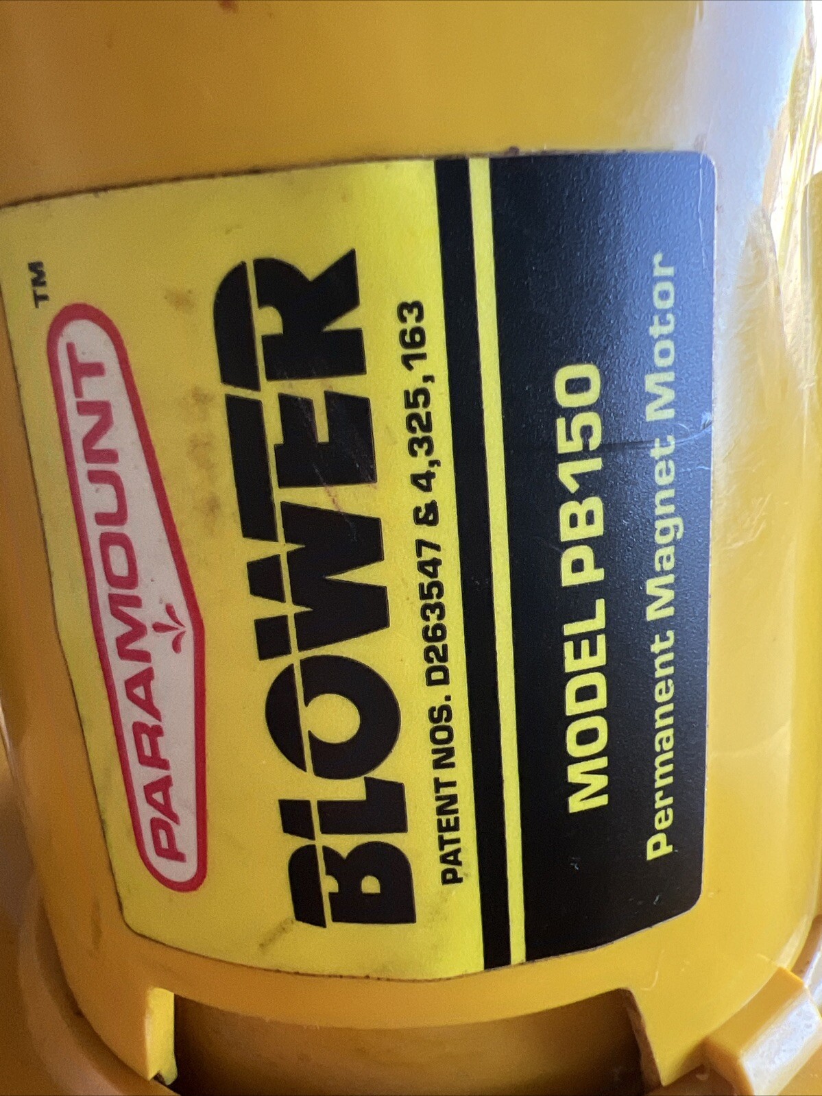 Paramount Leaf Blower & Vac Electric 1.5 HP Model PB150 Tested(bag not ...