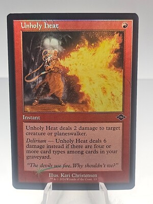 Unholy Heat - Retro FOIL - Modern Horizons 3 MH3 - MtG - NM | eBay