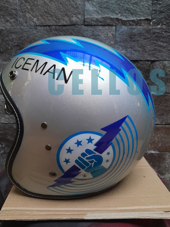 FREE SHIPPING ICEMAN TOP GUN DESIGNED OPEN FACE HELMET FOR MOTORCYCLING ...