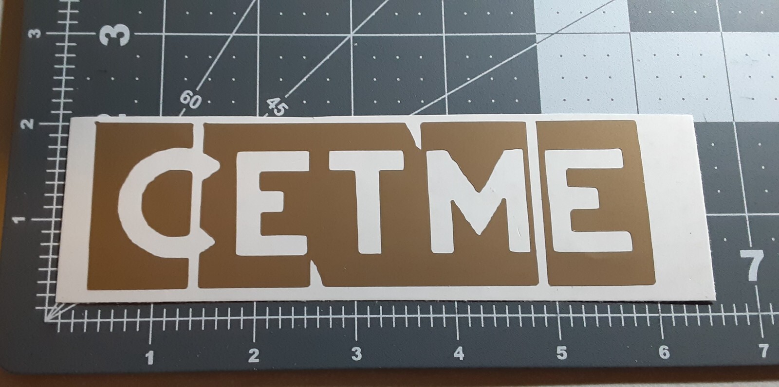 Cetme Logo Vinyl Transfer Sticker Decal Die Cut Model 58 Rifle | eBay