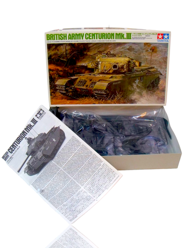 1971 Tamiya Model 89555 British Army Centurion Mk.III Tank w/ Commander ...