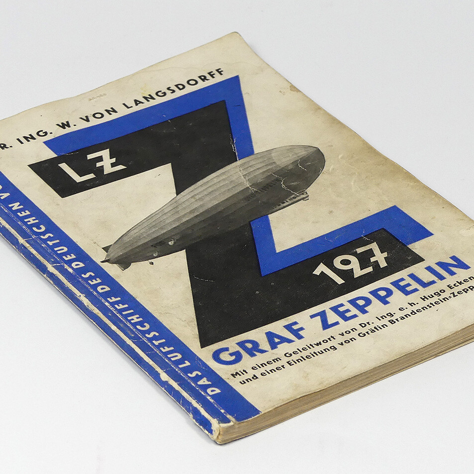 German Technical Blimp Photo Book 1928 LZ127 w/66 pictures Graf ...
