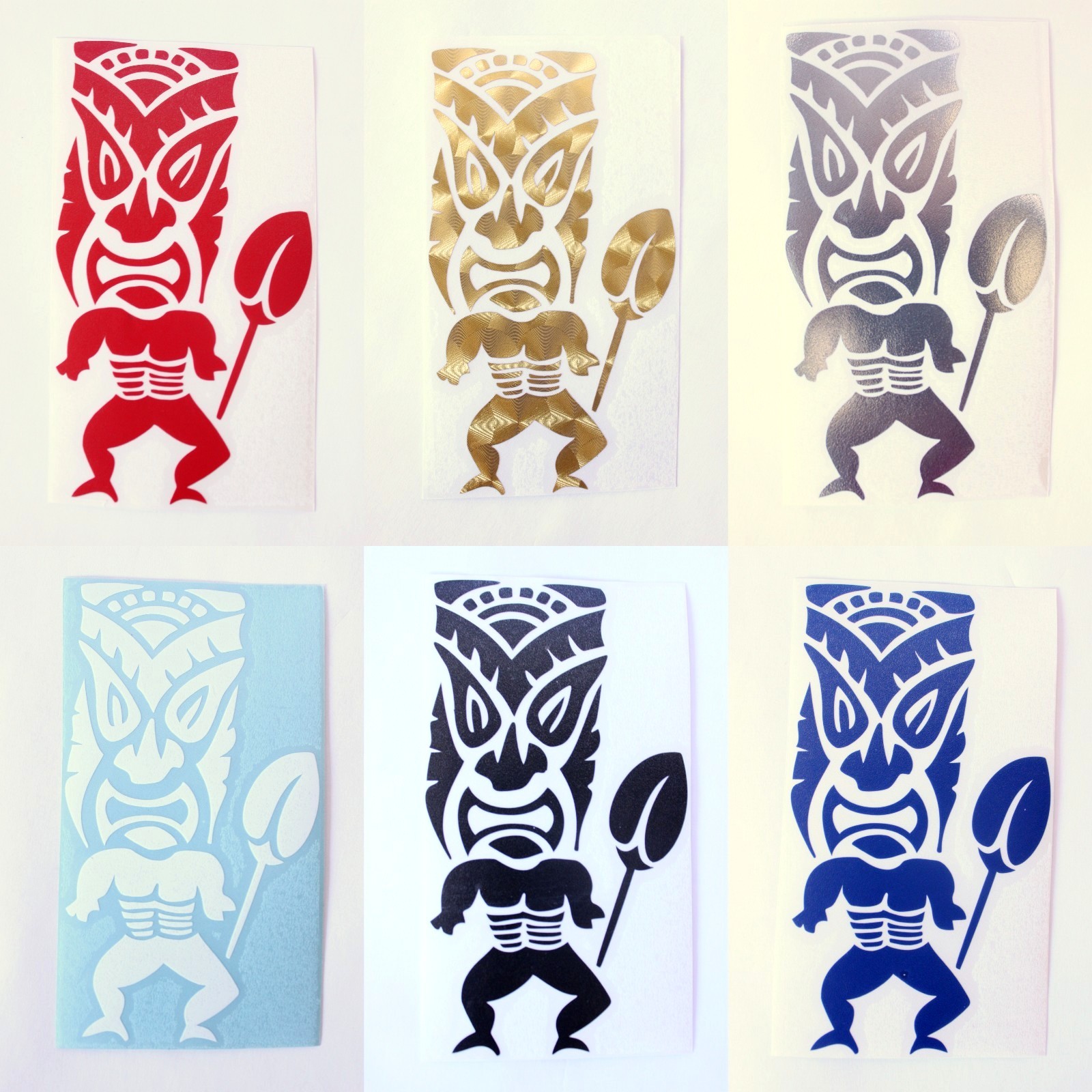 Island Tribal Tiki Decal Hawaii Hawaiian Car Truck Sticker ~ 4 Sizes ...