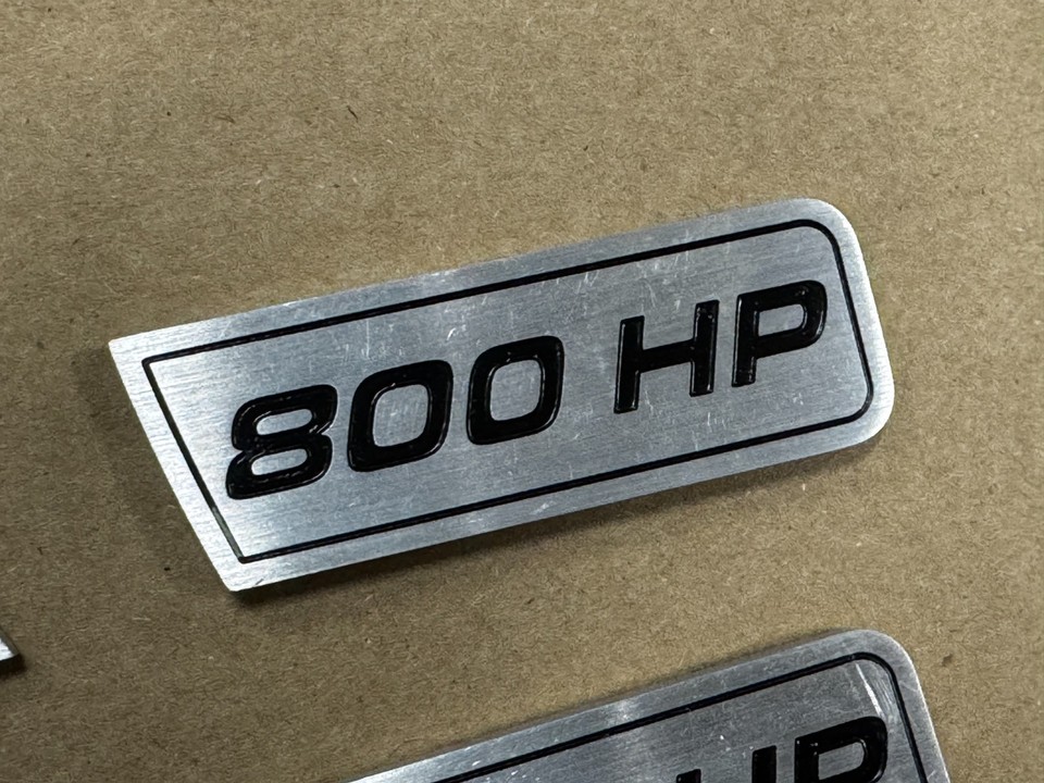 2013 2014 Mustang Shelby GT500 Fender Wing Emblems 800 HP | eBay