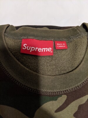SUPREME BOX LOGO CREWNECK SWEATSHIRT WOODLAND CAMO L FW15 | eBay SUPREME BOX LOGO CREWNECK SWEATSHIRT WOODLAND CAMO L FW15 | eBay