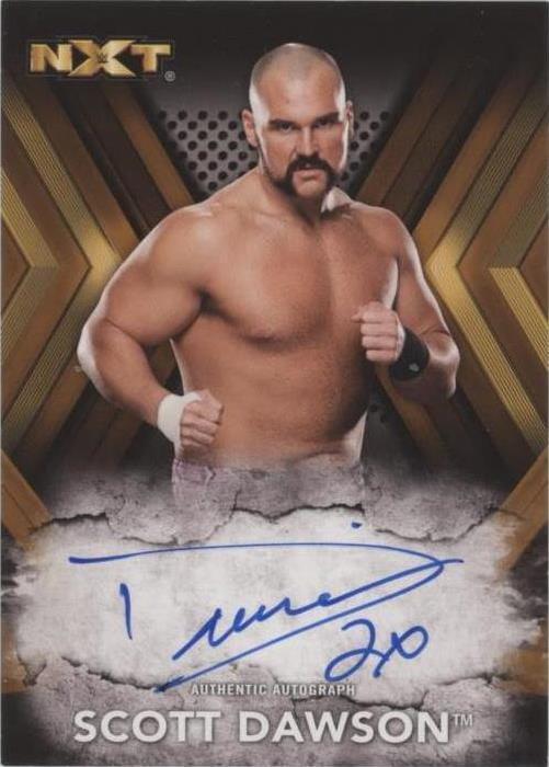 2017 Topps WWE NXT - Autographs Scott Dawson #RA-SD Bronze /99 (AU, RC ...