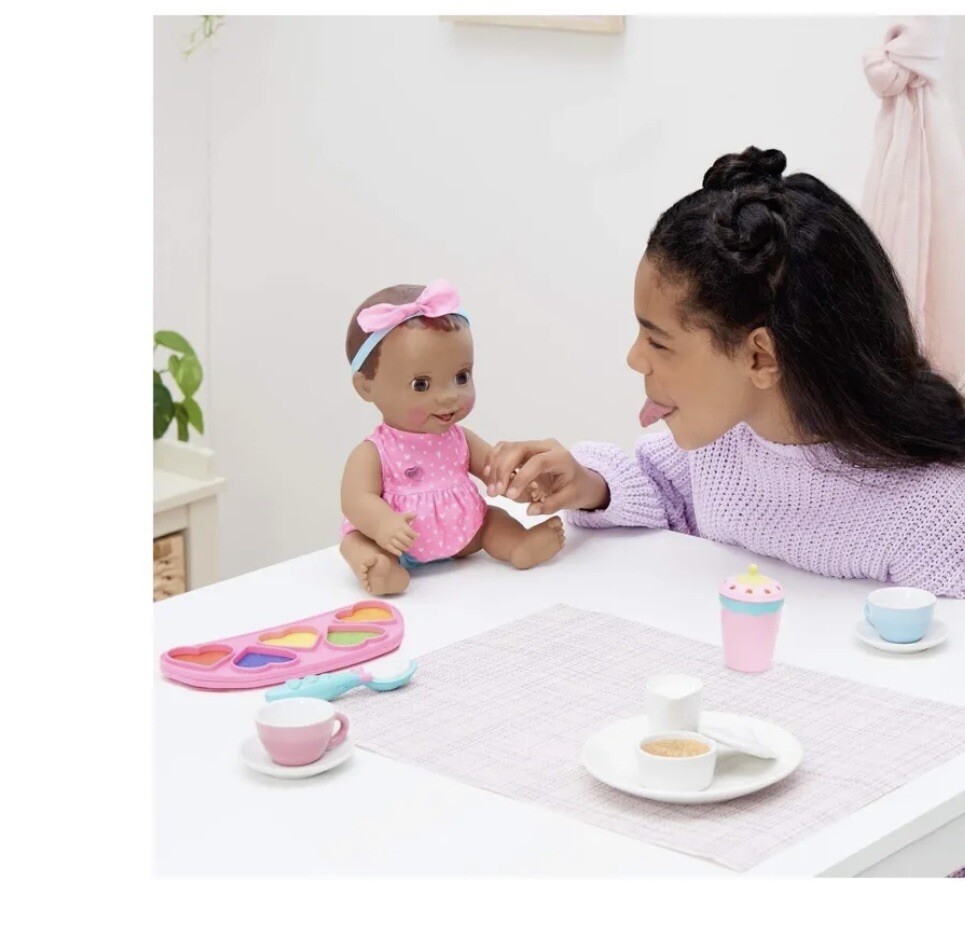 Mealtime+Magic+Maya%2C+Interactive+Feeding+Baby+Doll%2C+Recognizes ...