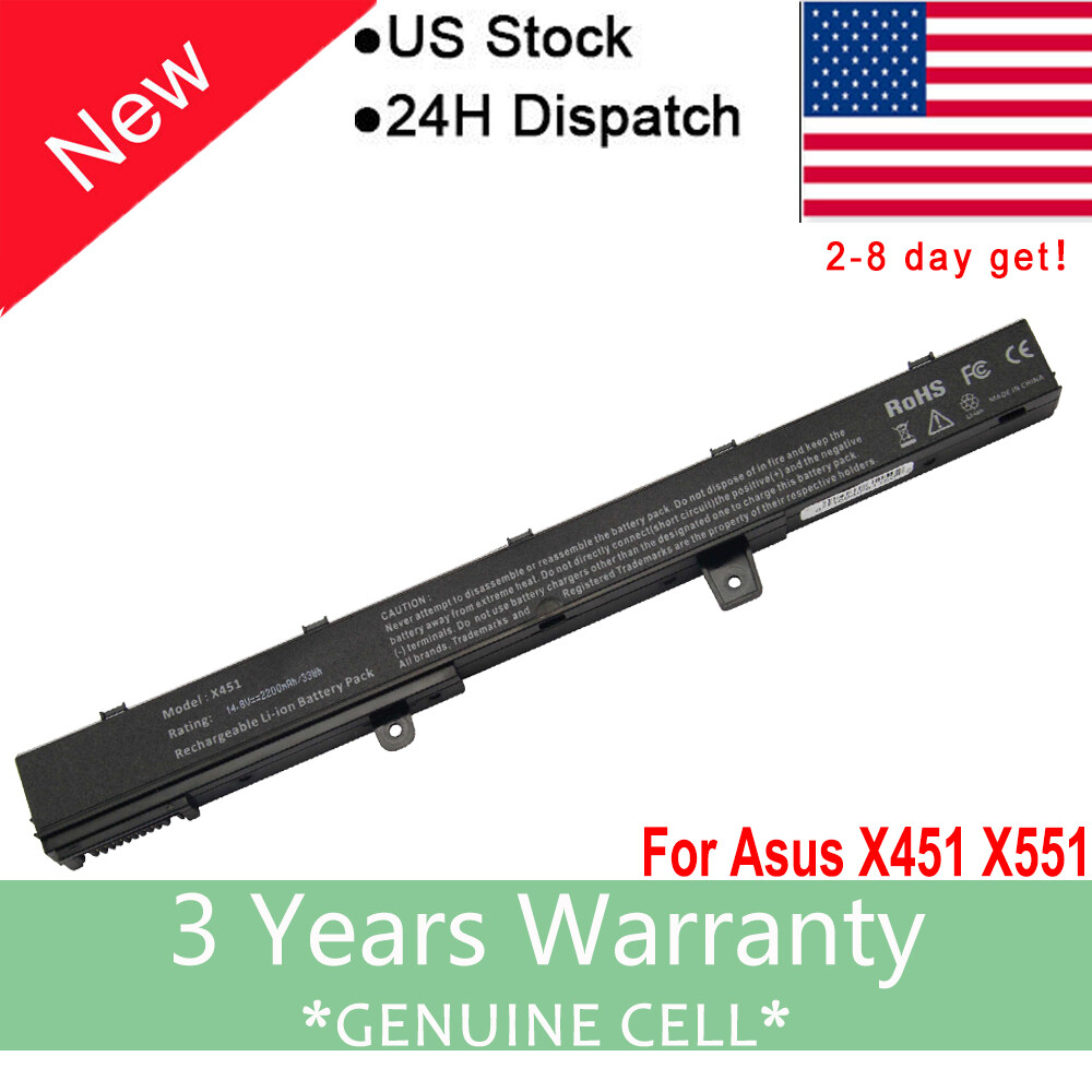 Battery for Asus X451M X451MA X551M X551MA D550M D550 A31LJ91 X45LI9C ...