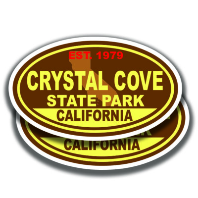 CRYSTAL COVE STATE PARK DECALs 2 Stickers California Bogo Car Window | eBay