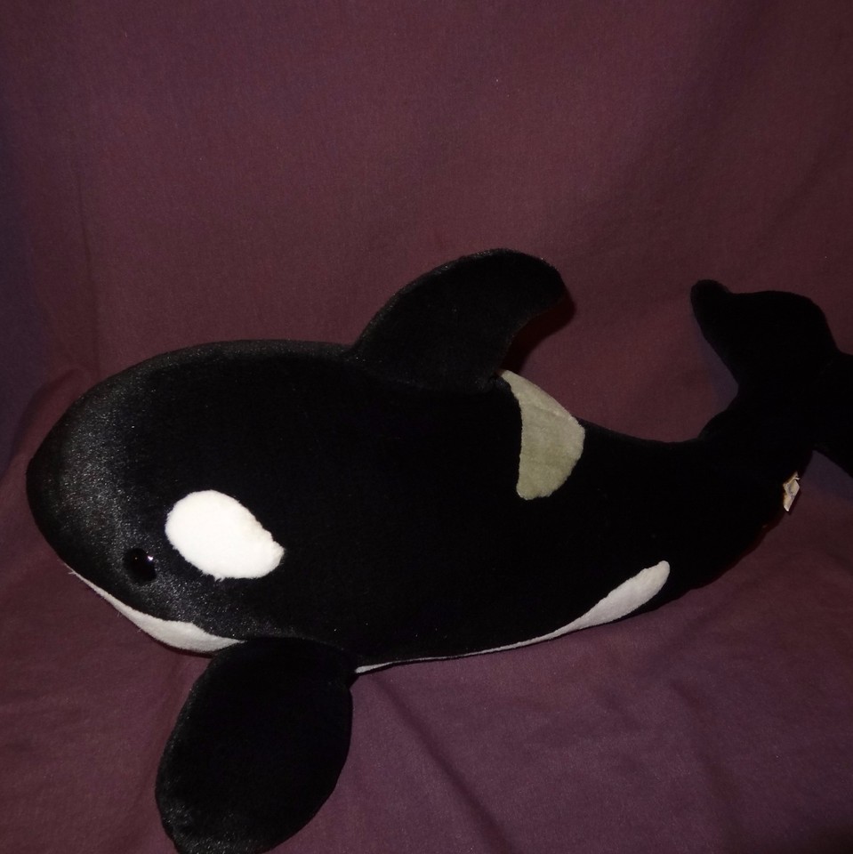 Killer Whale Orca Sea World Shamu SeaWorld Stuffed Animal Plush 22 ...