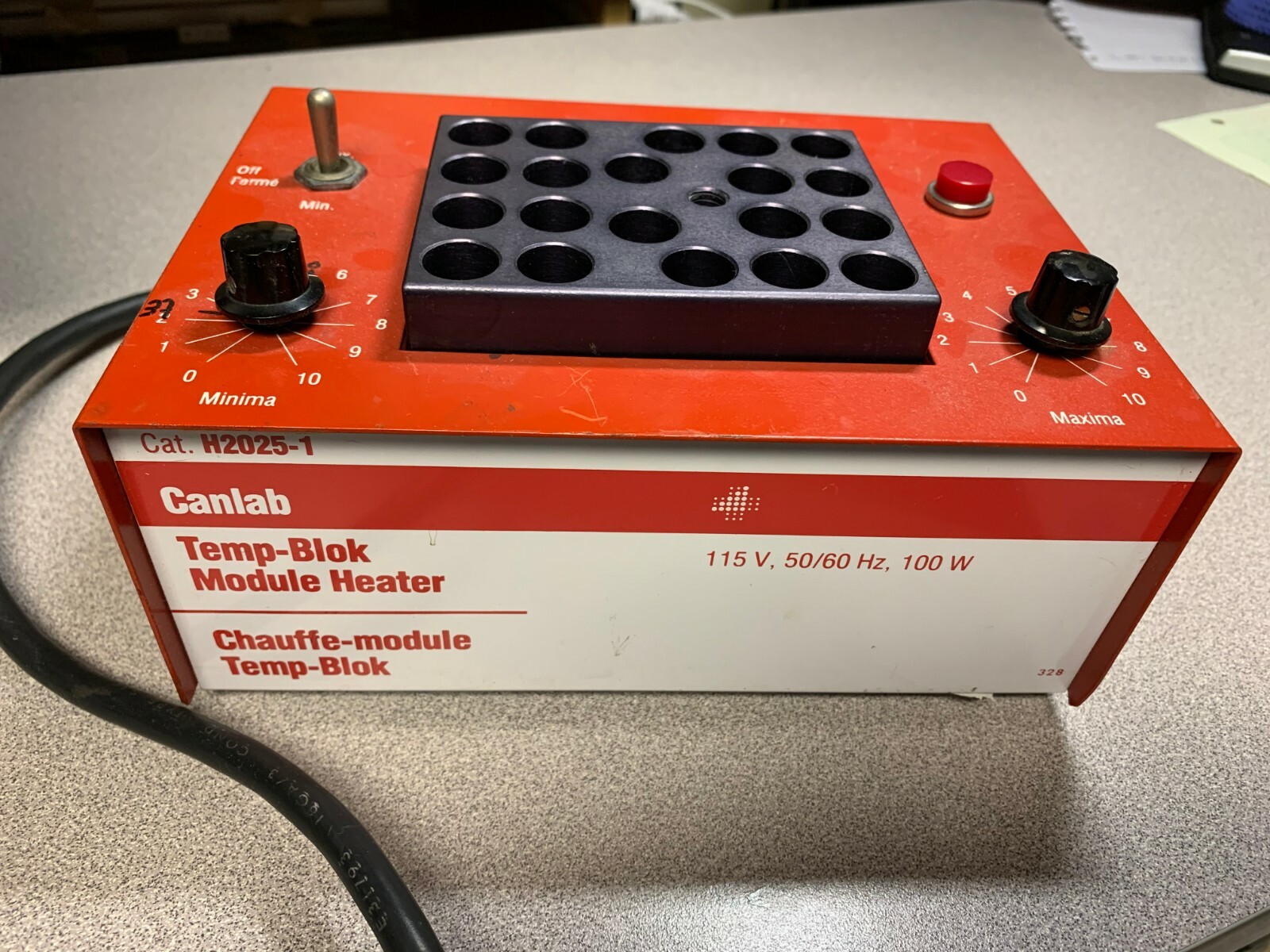 LAB-LINE Temp-Blok Module Heater H2025-1, 20 Well Block | eBay