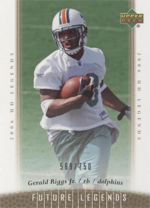2006 UD Legends - Future Legends Gerald Riggs Jr. #140 /750 (RC) for ...