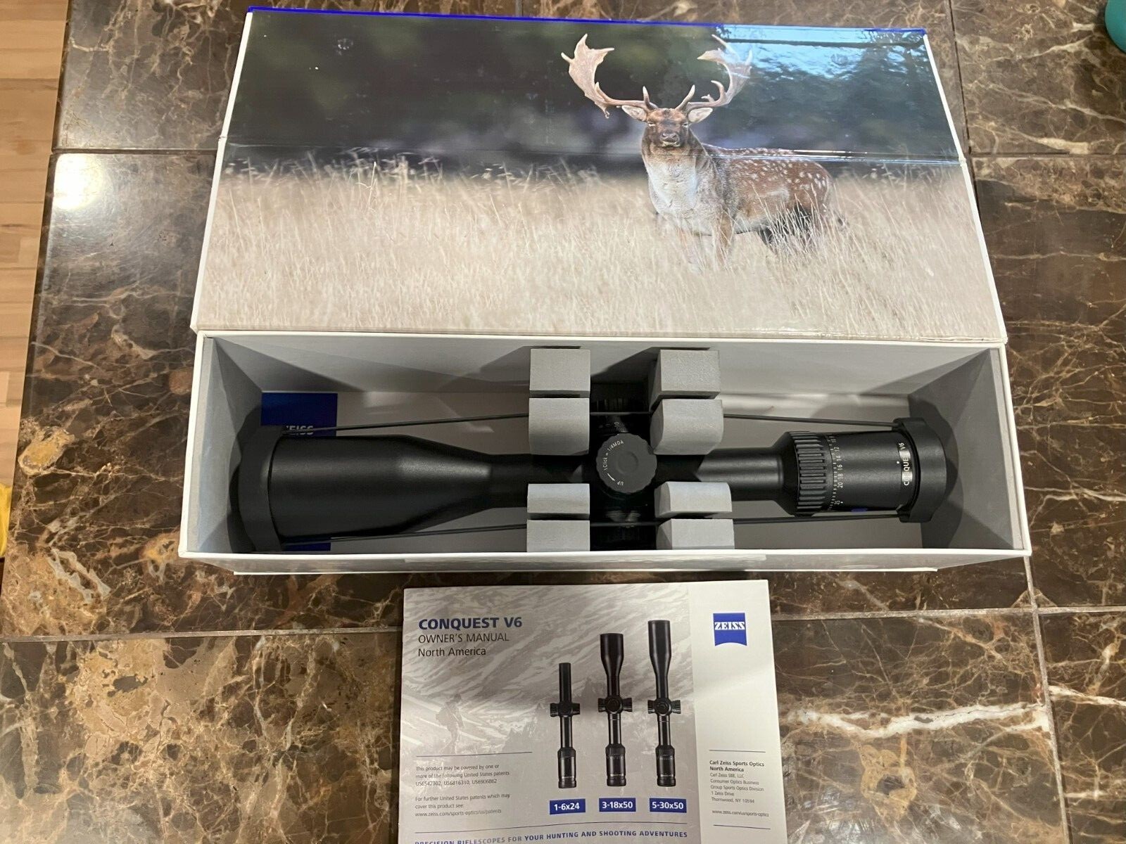 ZEISS Conquest V6 5-30x50 ZBR Ballistic Reticle w/BDC Turret, Black ...