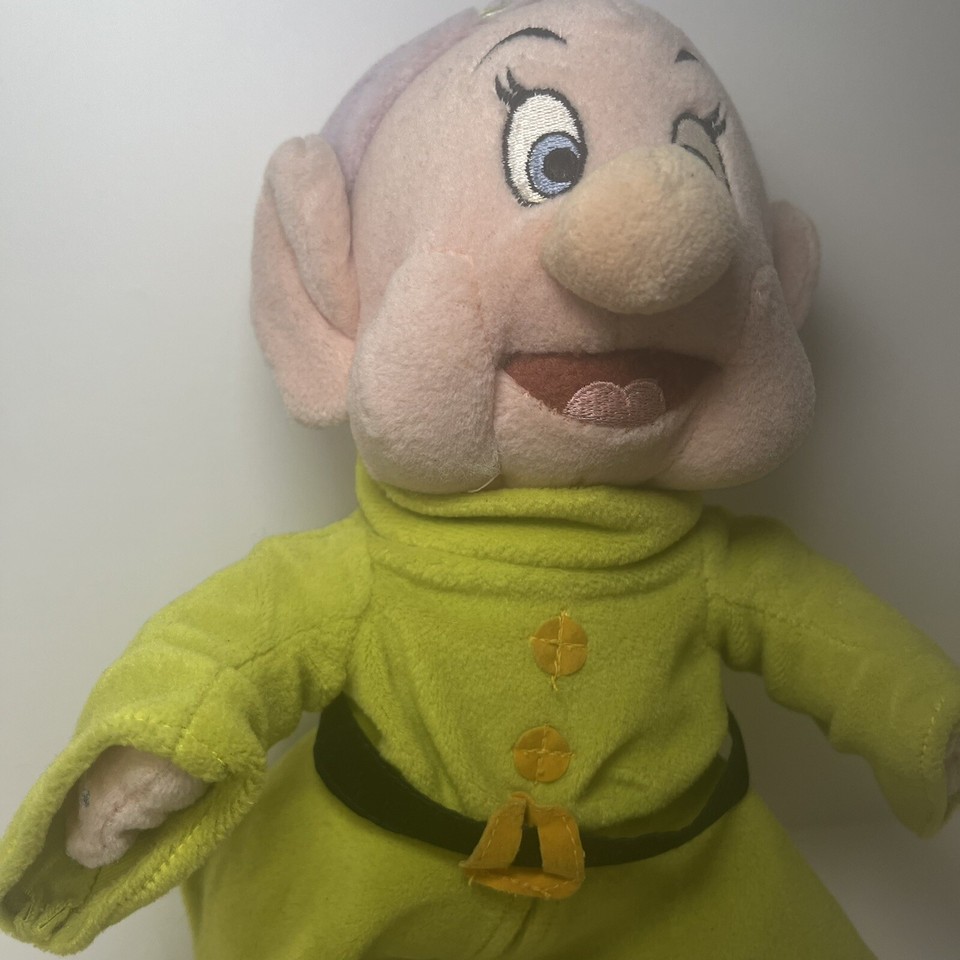 Disney Store Dopey plush Snow White And The Seven Dwarfs Authentic ...